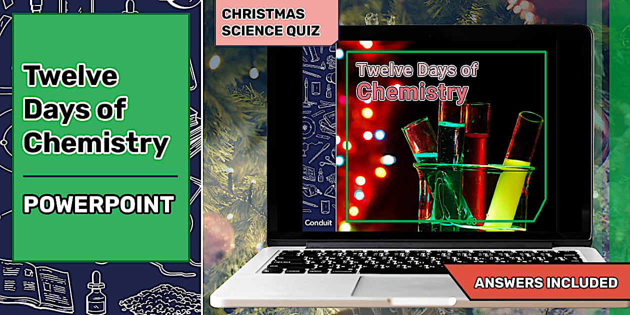 Twelve Days Of Christmas Chemistry PowerPoint