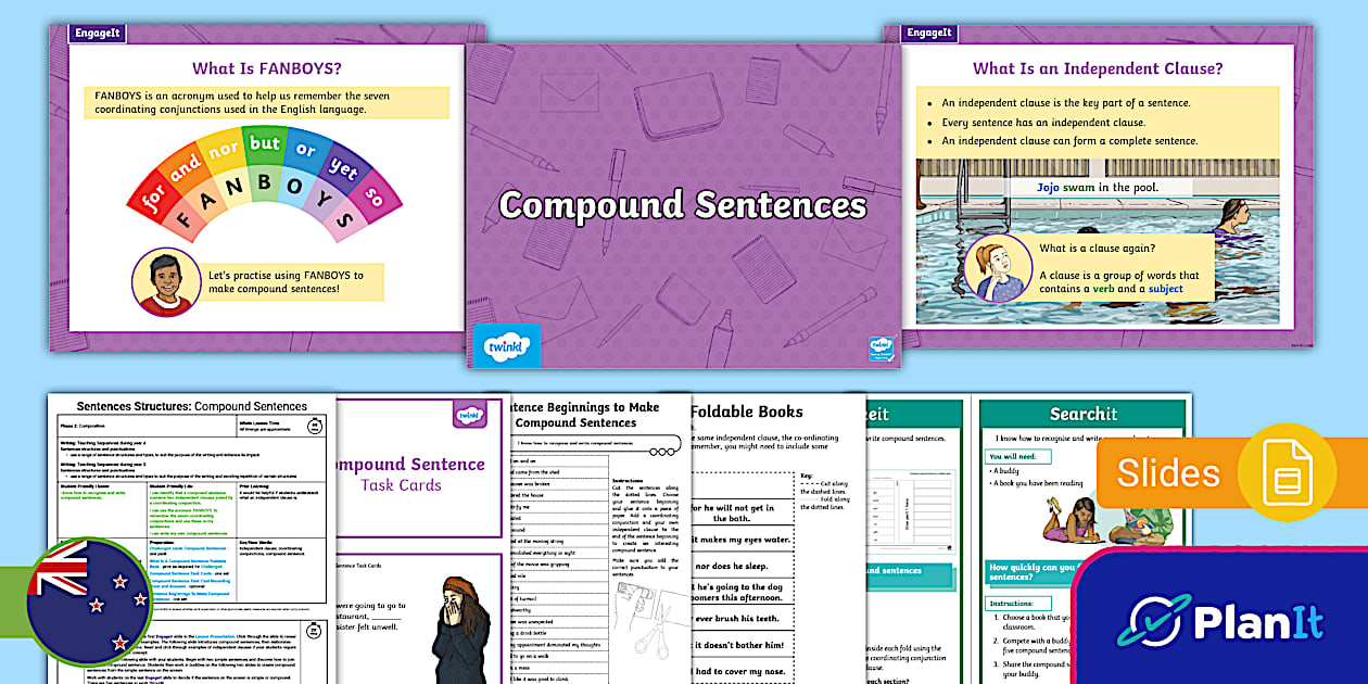 Phase 2 Writing: Sentences Structures: Compound Sentences
