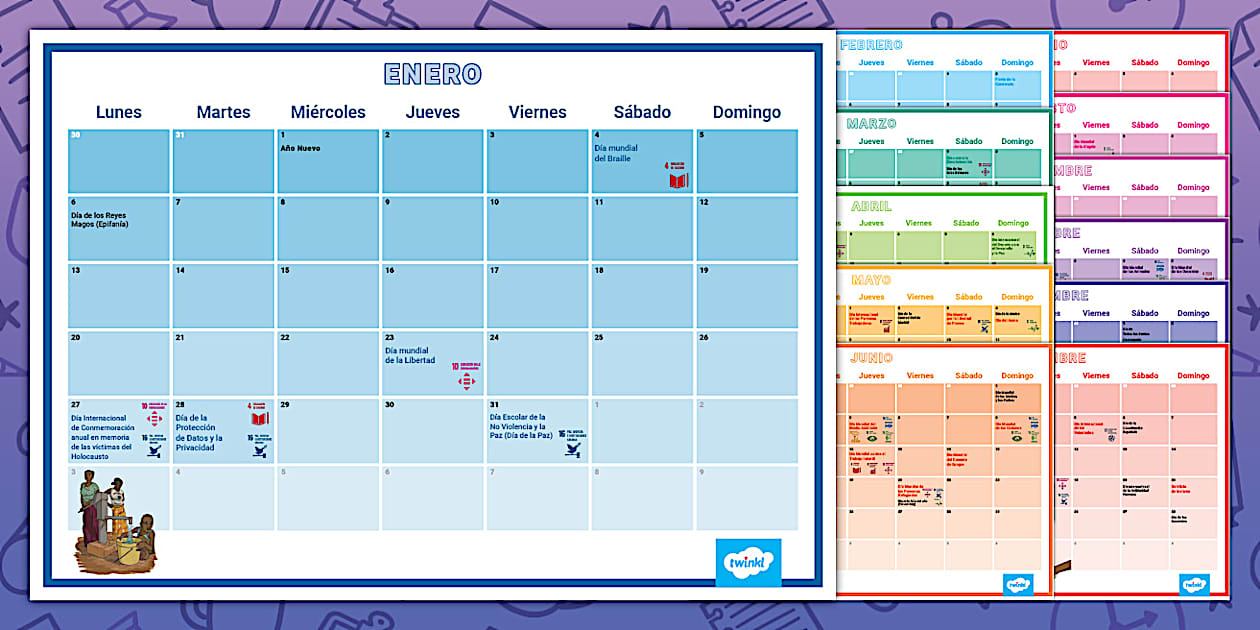 Calendario 2025: ODS y días clave
