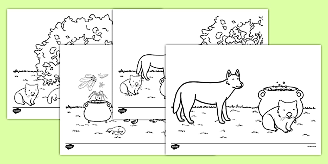 The Stew Colouring Sheets (teacher made) - Twinkl