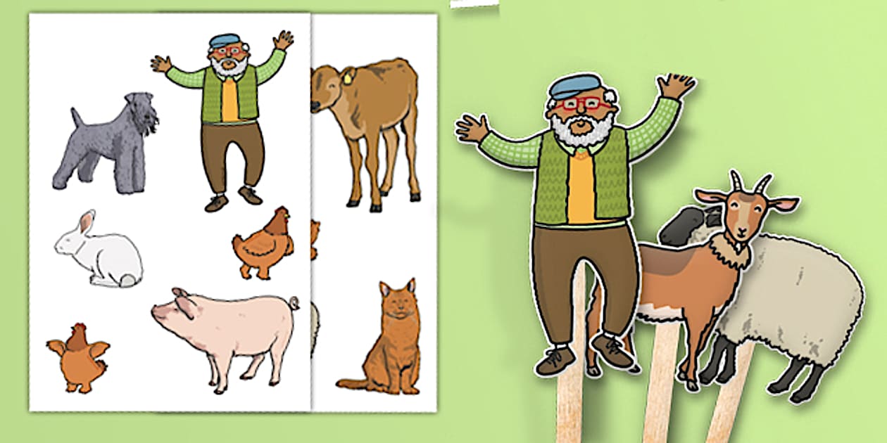 A Special Outing Stick Puppets