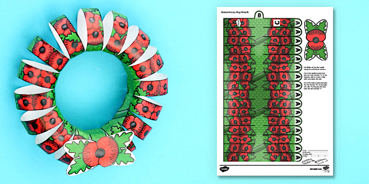 Remembrance Day Wreath | Australian Primary Resource