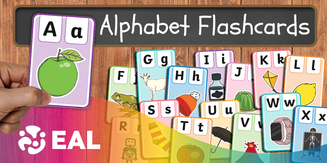 Alphabet Flashcards for Younger EAL Learners