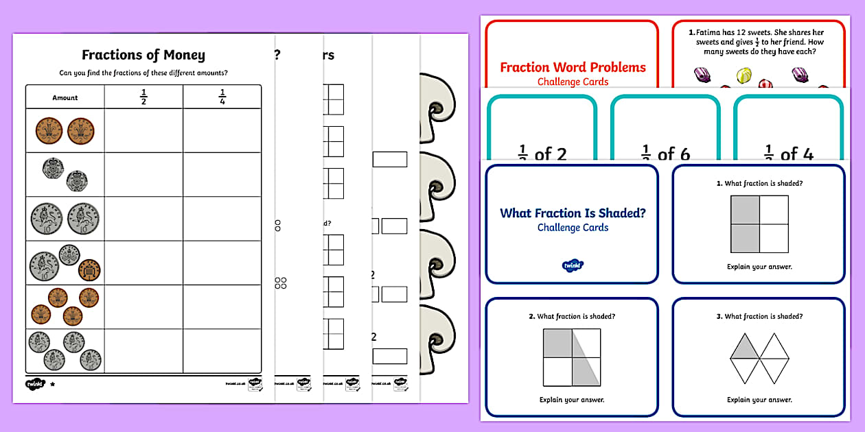 Finding Fractions of an Amount – Primary Resources