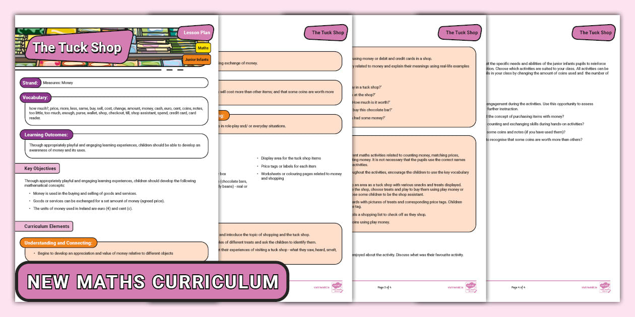 The Sweet Shop (Money) Lesson Plan