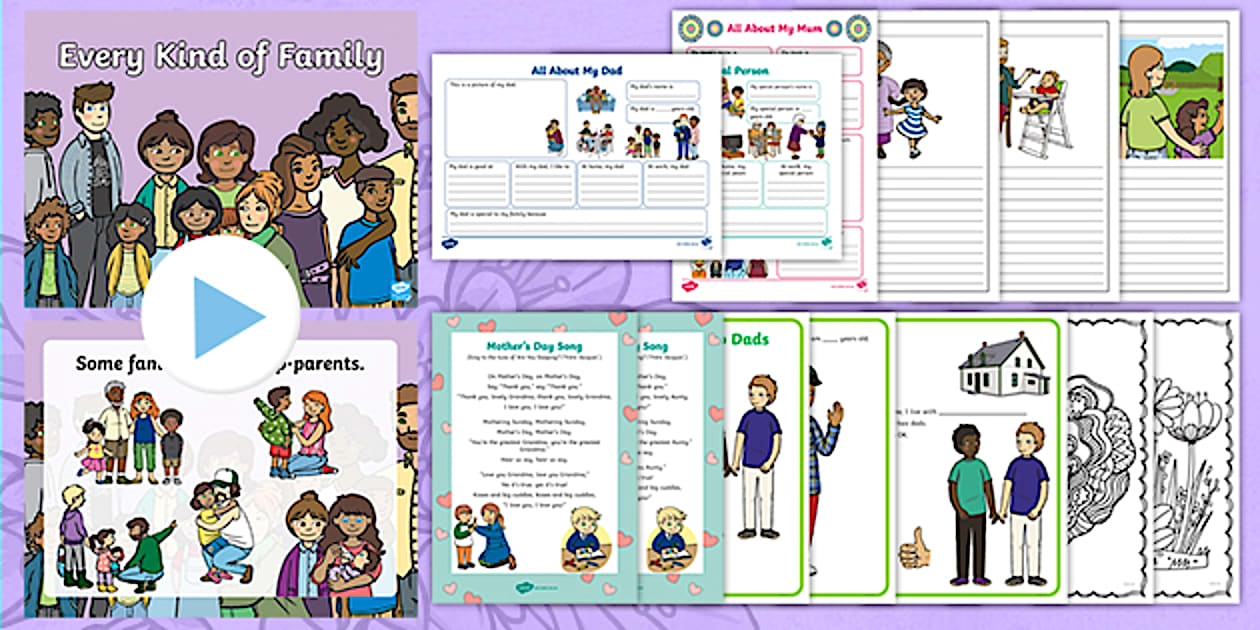 Mother's Day Mother Figures Activity Pack (teacher made)
