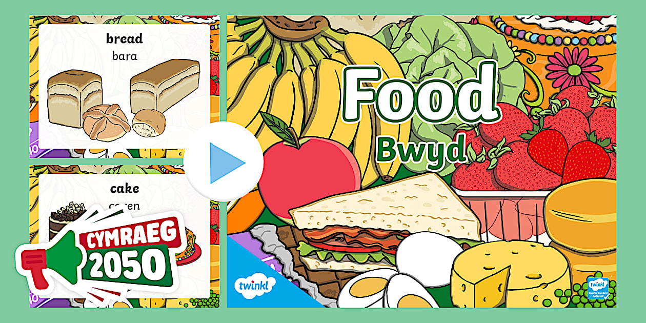 Welsh Food Vocabulary PowerPoint | Teacher-made by Twinkl