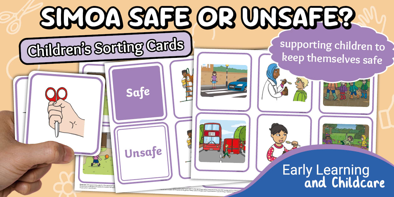 SIMOA Safe or Unsafe? Children's Sorting Cards