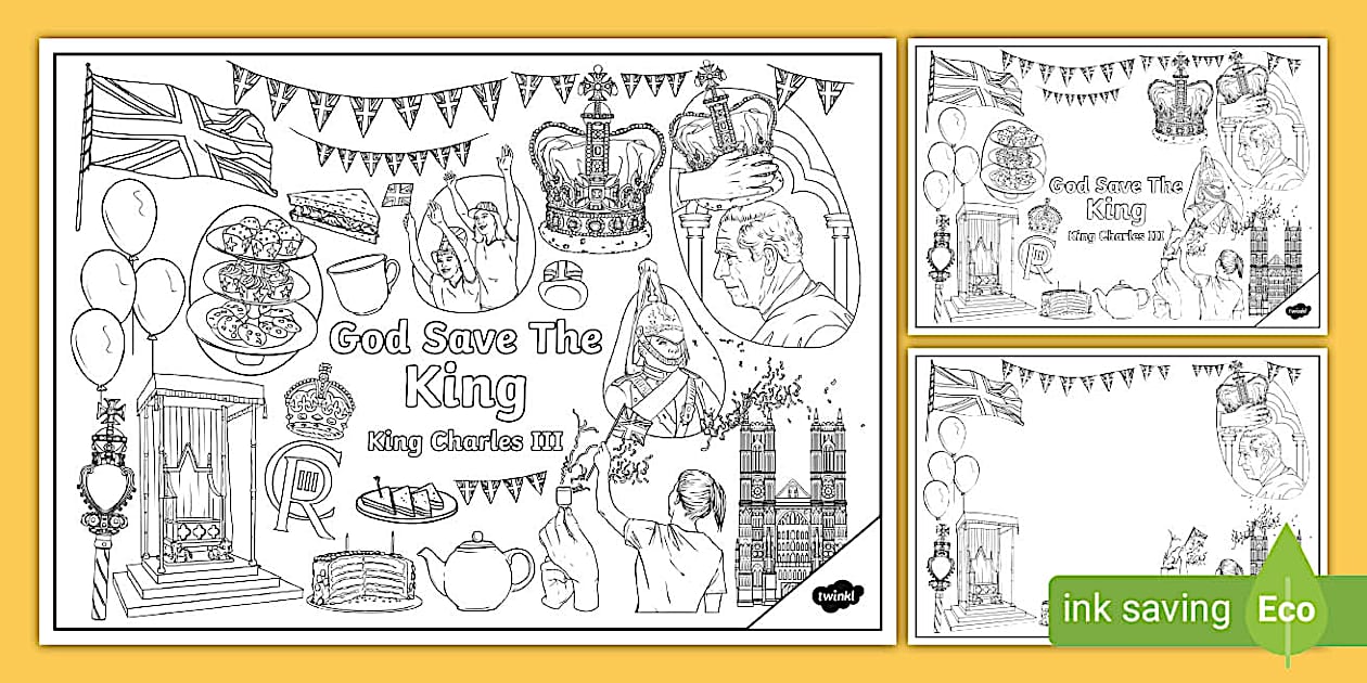 The Coronation Doodle Pages for Colouring | Twinkl - Twinkl