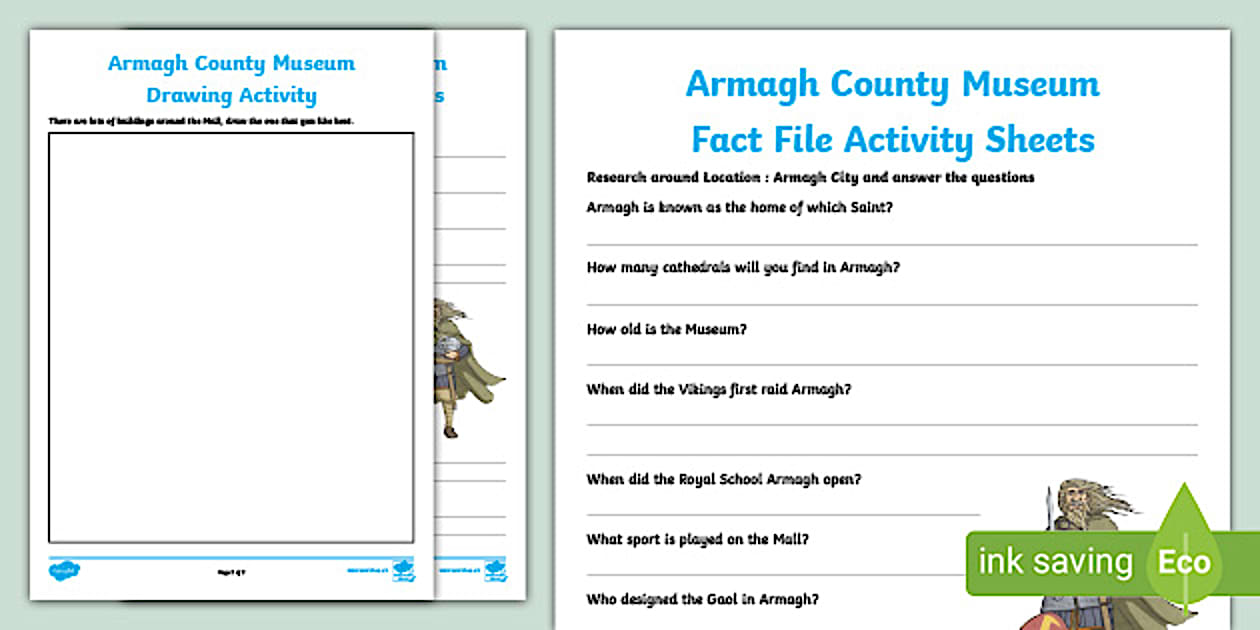 Armagh County Museum Activity Sheets | Twinkl - Twinkl
