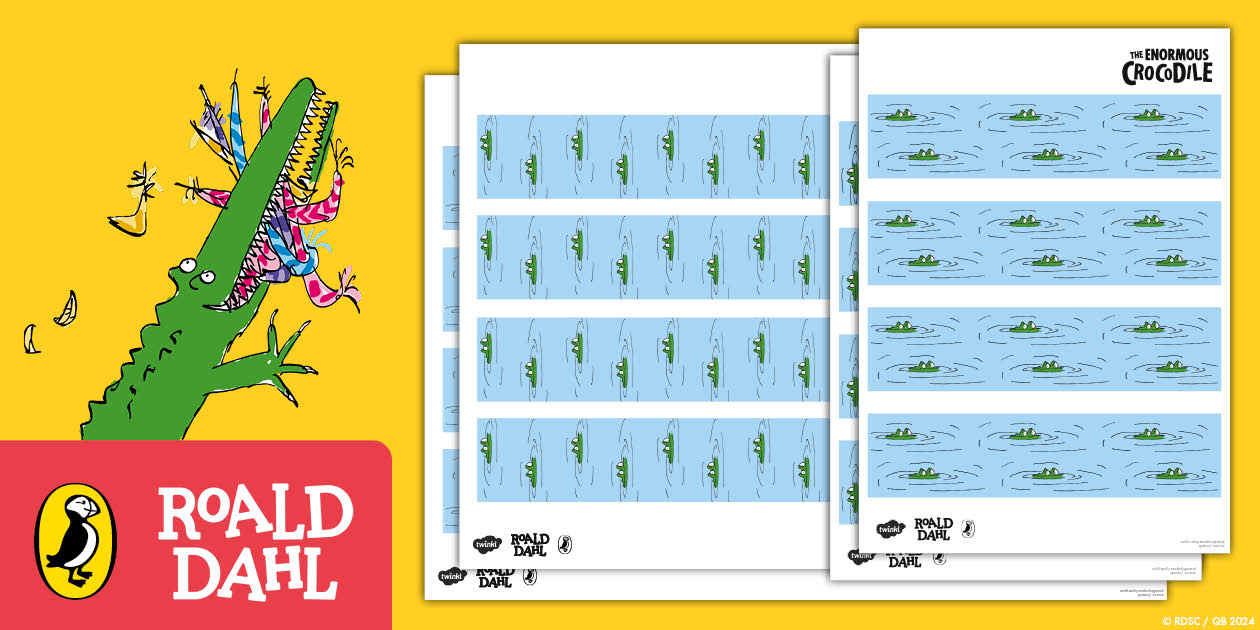 FREE! - The Enormous Crocodile: Display Borders - Twinkl