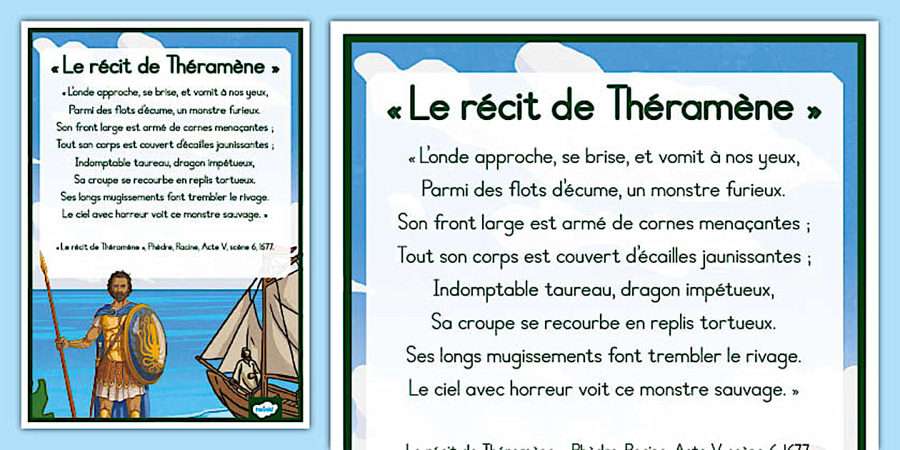 « Le récit de Théramène