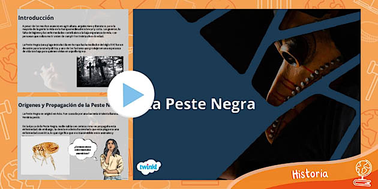PowerPoint | Peste Negra | Edad Media | Historia - Twinkl