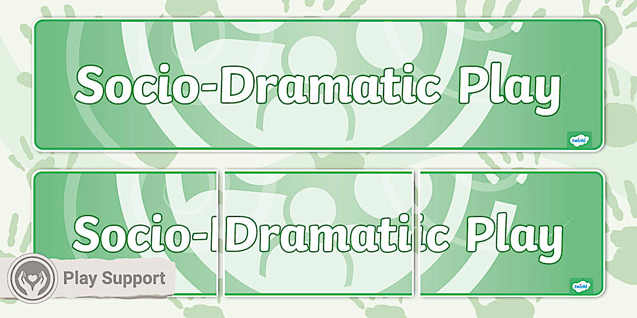 Socio-Dramatic Play Icon Display Banner (Teacher-Made)
