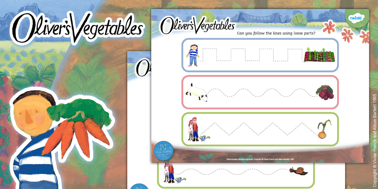 FREE! - Oliver's Vegetables Fine Motor Skills Cards