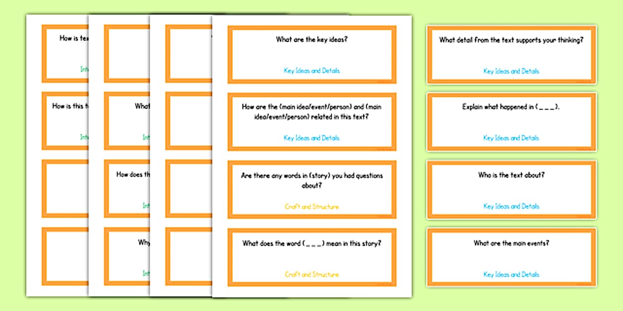 Black and White Kindergarten Reading Informational Texts Editable Question