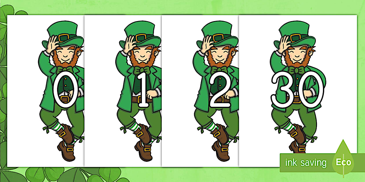 Leprechaun Number Posters | St. Patrick's Day | Twinkl USA