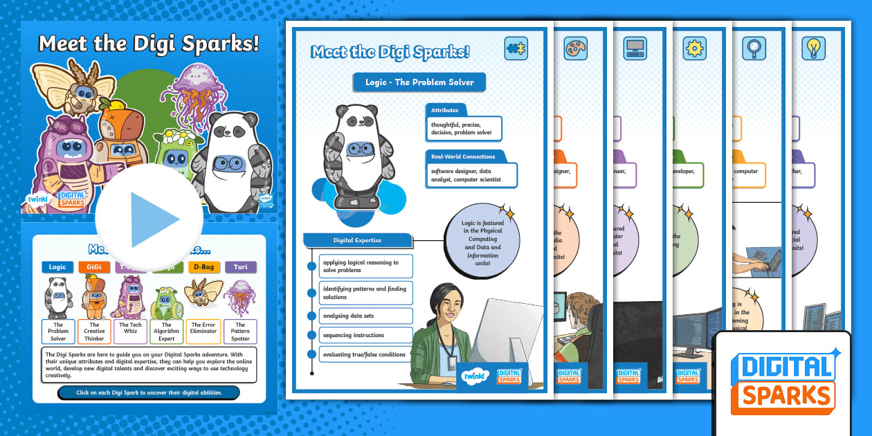 UKS2: Meet the Digi Sparks - Digital Sparks Computing Scheme