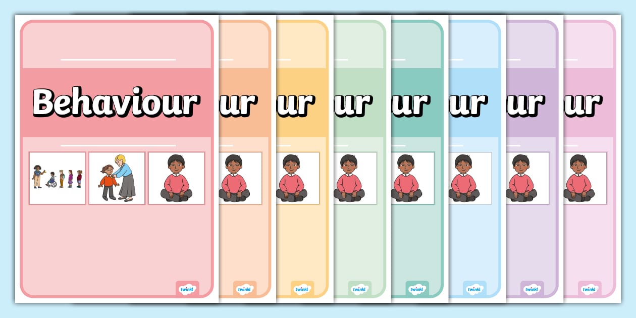 A4 Behavior Divider Covers-A4, behavior, divider covers, behavior ...