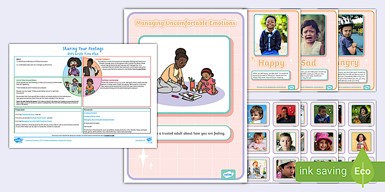 Sharing Your Feelings Circle Time EYFS (teacher made)