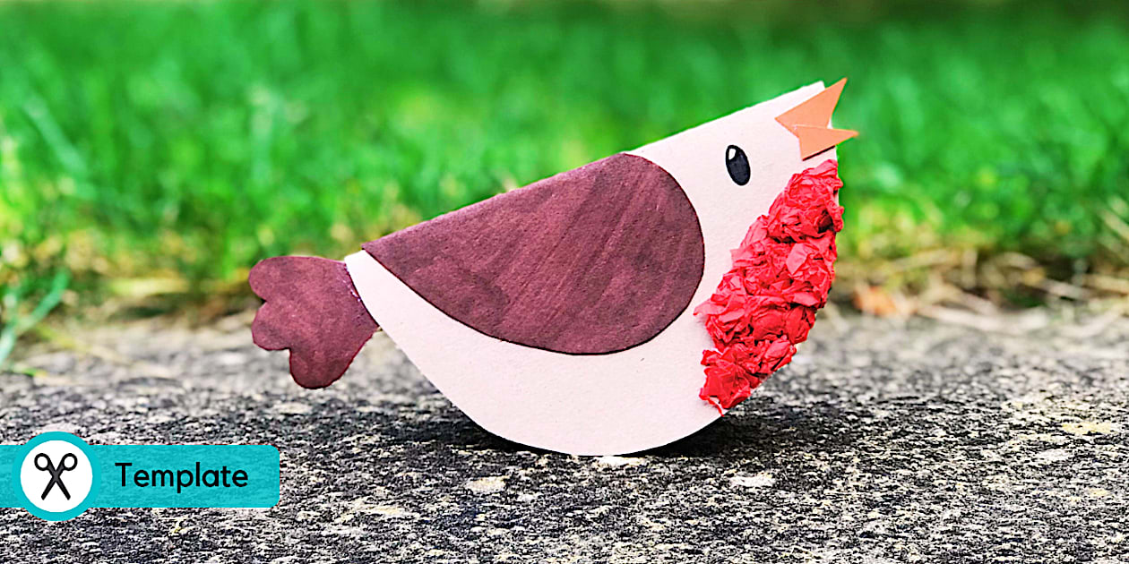 Rocking Robin Card Craft | Winter Crafts (teacher made)