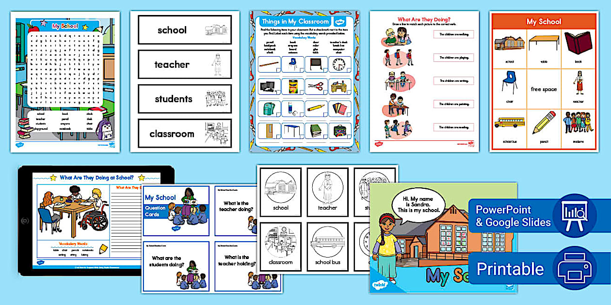 Beginning of School Resource Pack for ELL Newcomers - Twinkl