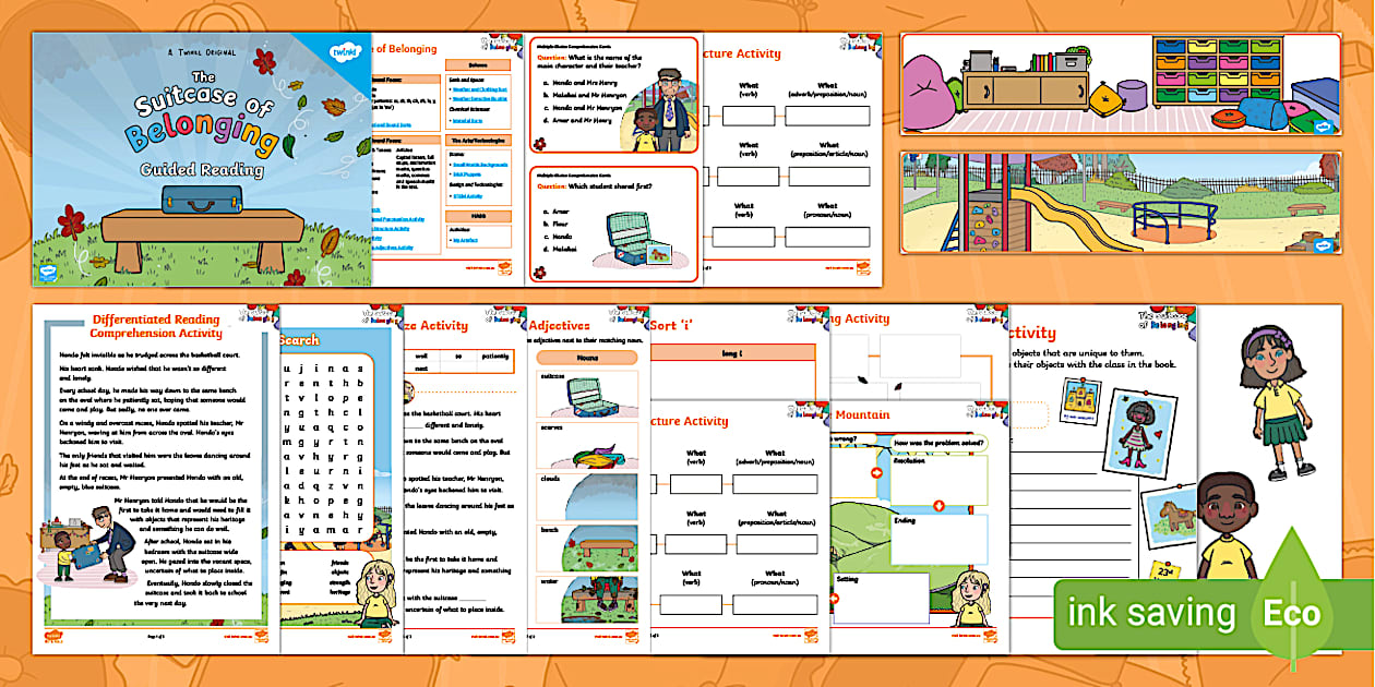 The Suitcase of Belonging - Guided Reading Pack - Twinkl