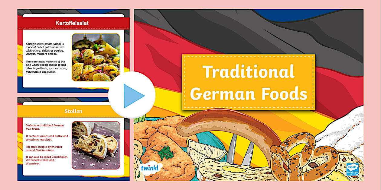 Traditional German Foods PowerPoint (teacher made) - Twinkl