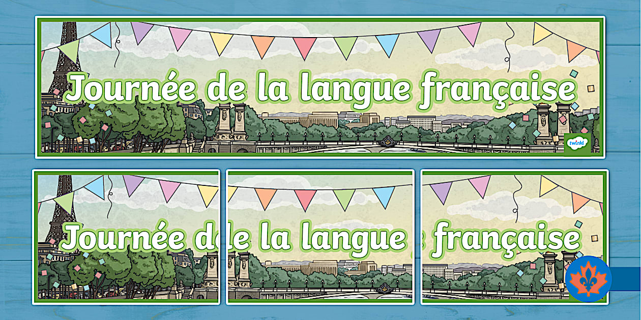 French Language Day Banner Junior French (teacher made)