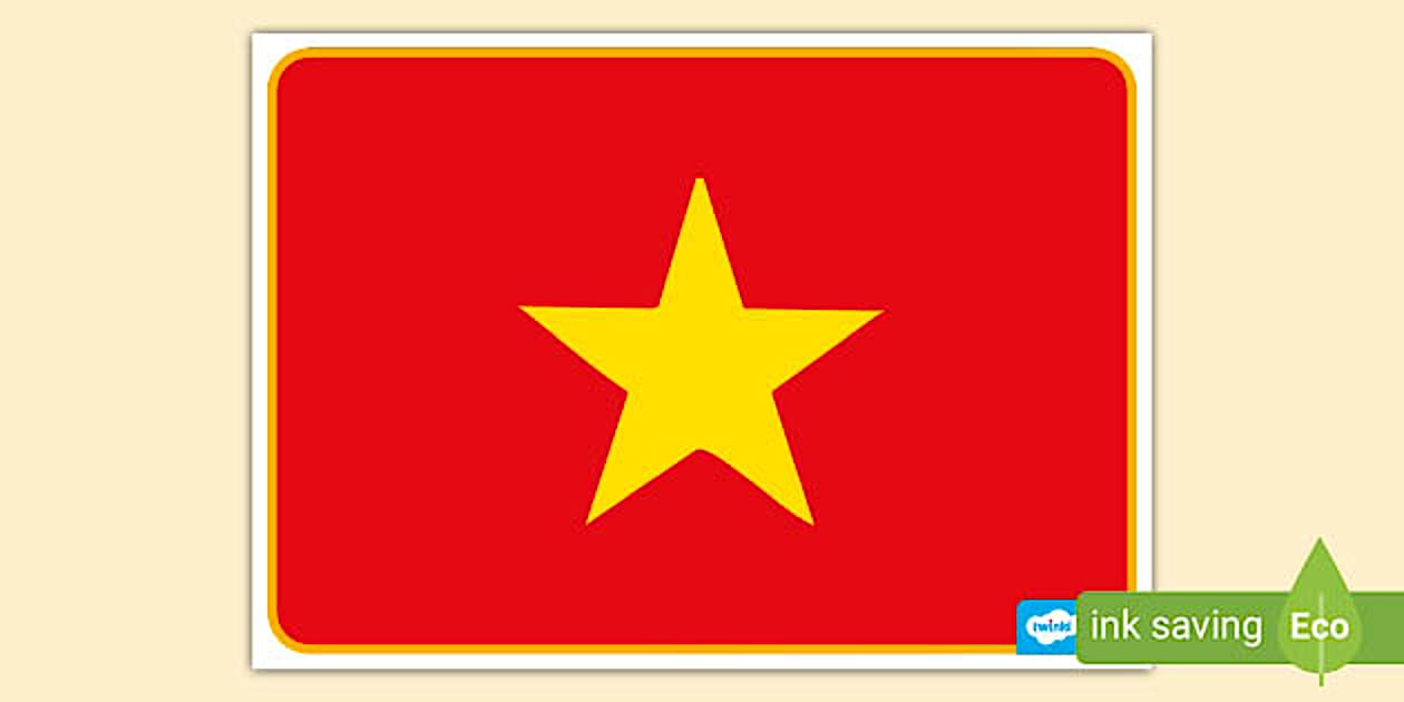 Vietnam Flag Poster | Primary Resources | Twinkl - Twinkl