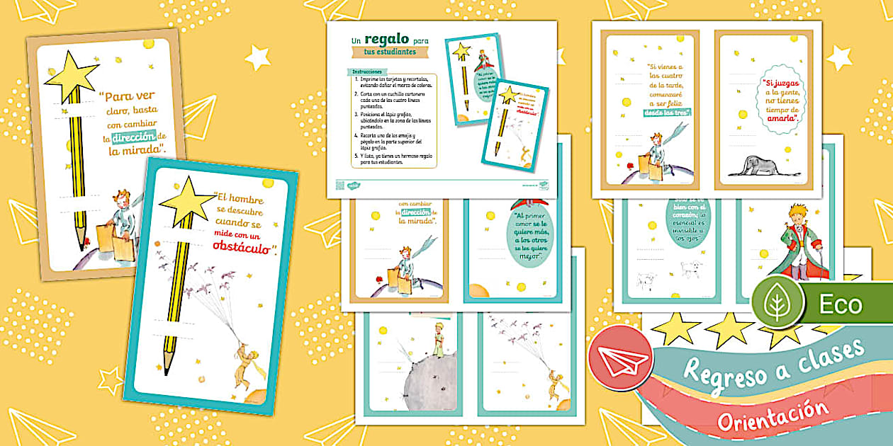 El Principito | Regalos Primer Día de Clases | Imprimibles