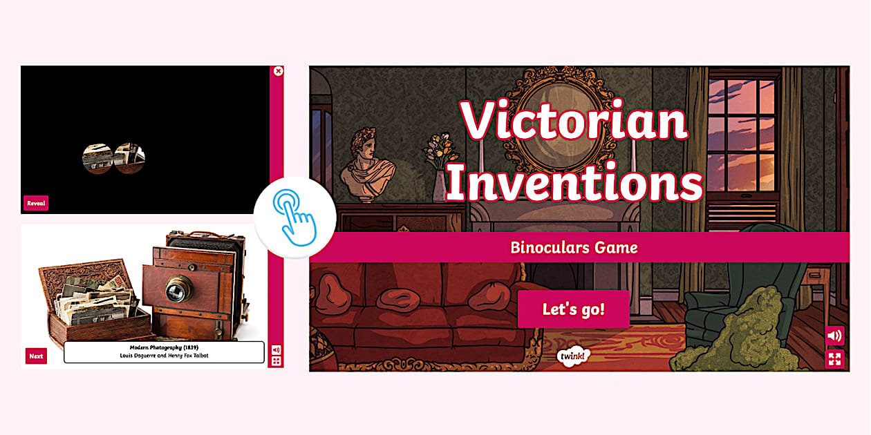Victorian Inventions Binoculars Game - KS2 (Teacher-Made)