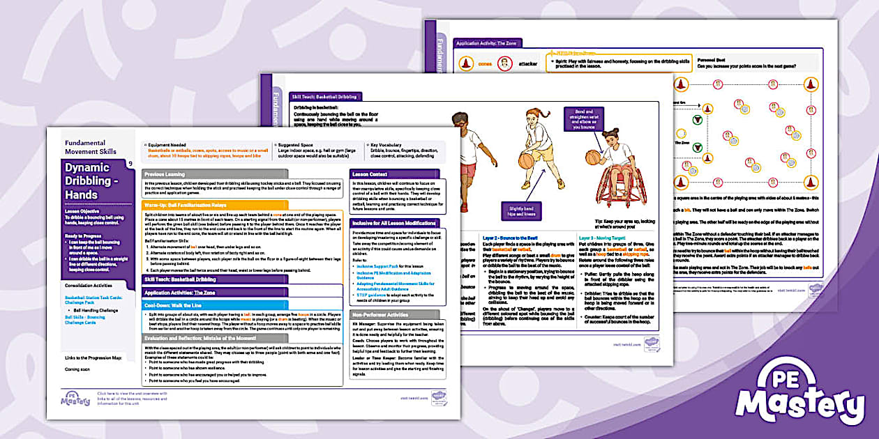 Y3 Fundamental Movement Skills L9: Basketball Dribbling