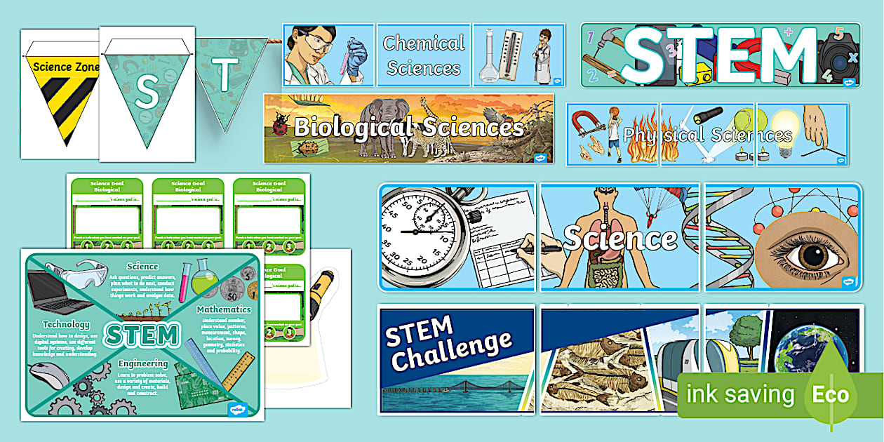 Elevate your science displays with our comprehensive Science Display Resources