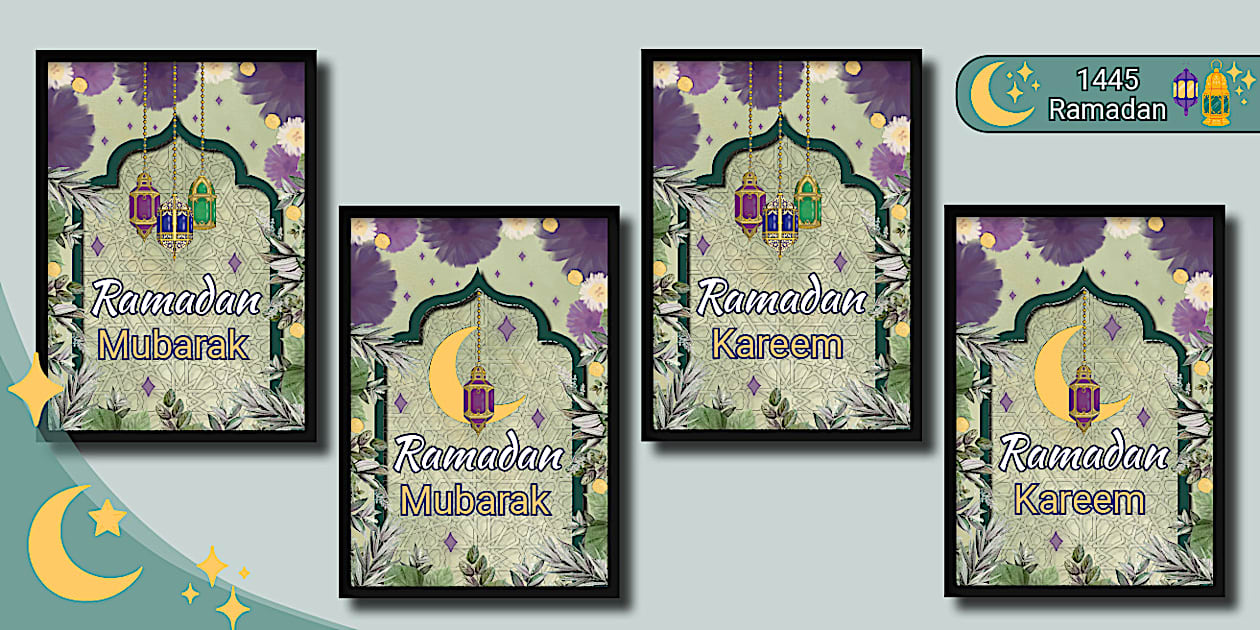 Ramadan Display Posters