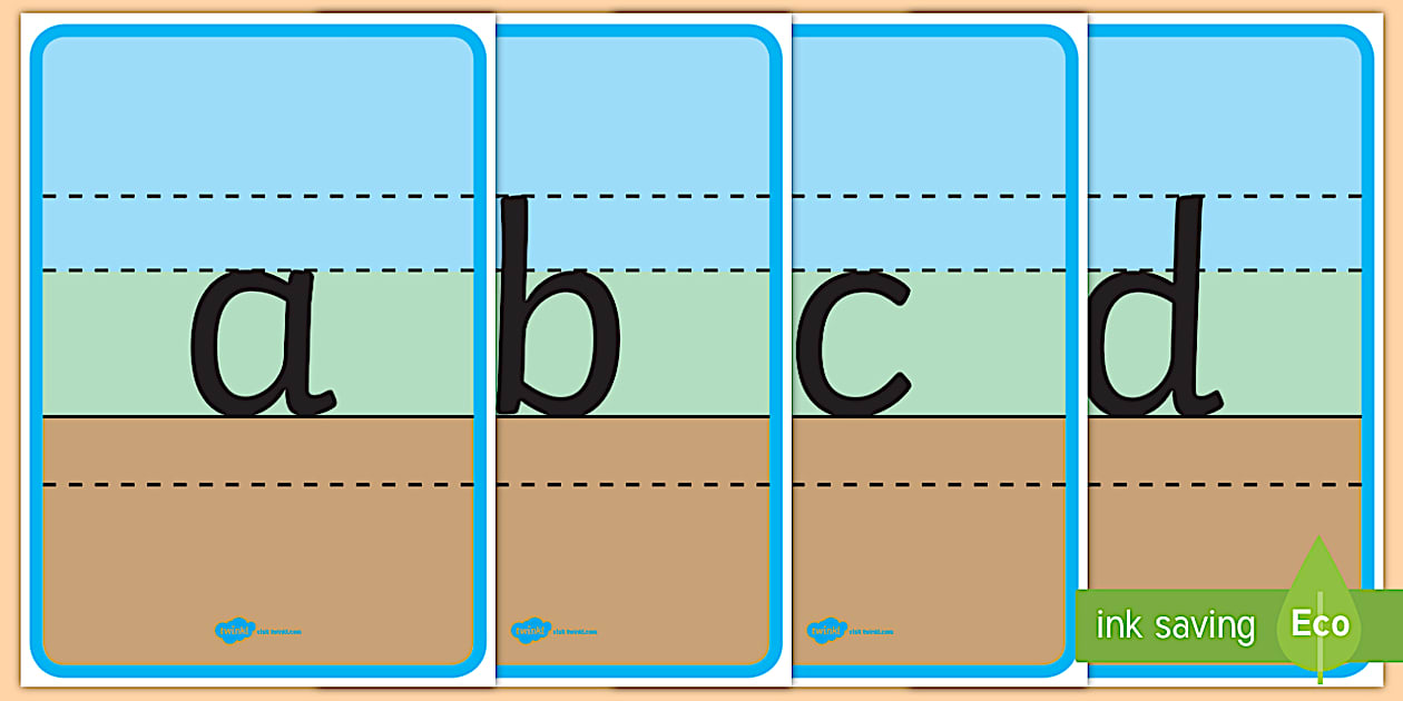 Letter Formation Games - Ground Grass Sky Display Posters