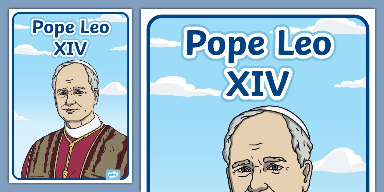 Pope Leo XIV Display Poster - Twinkl Religion - Twinkl