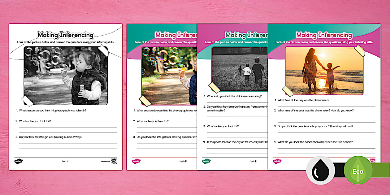 Reading Comprehension with Pictures - Inferences - Twinkl