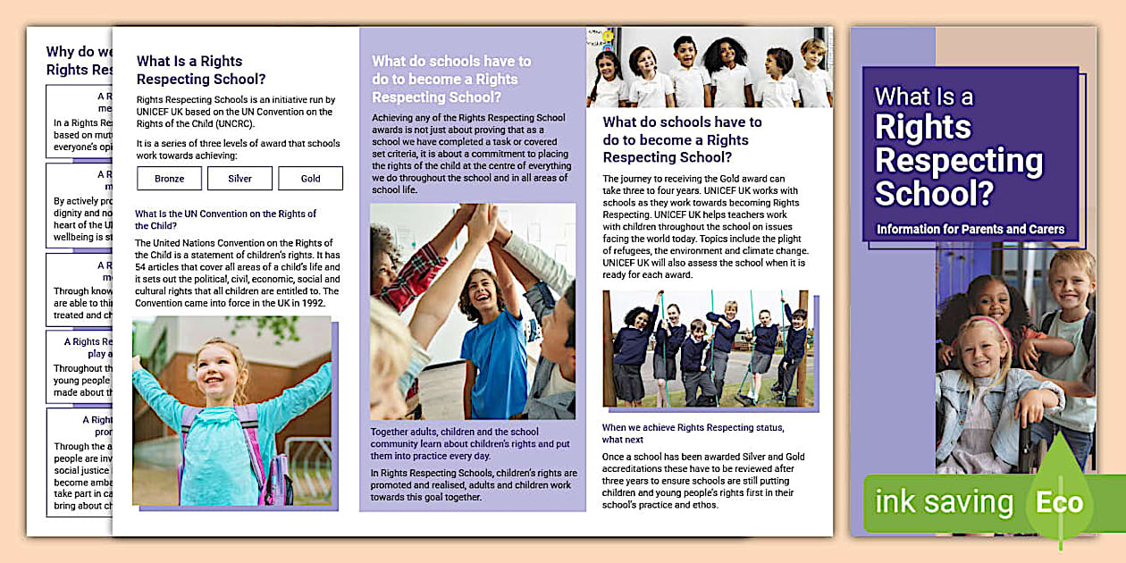 Rights Respecting School Information Leaflet (teacher made)