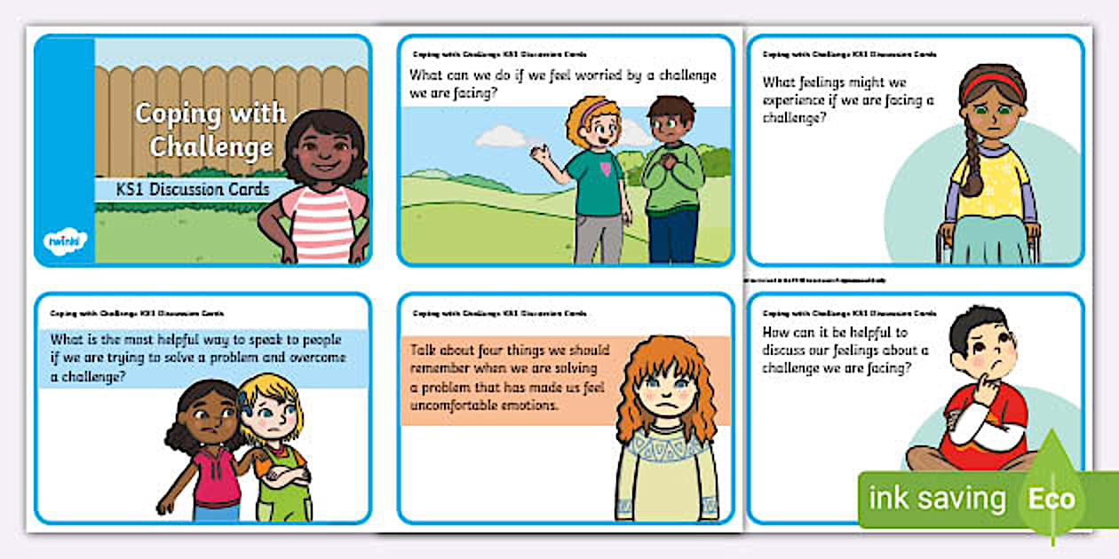 KS1 Overcoming Challenges Activity for Children - PSHE