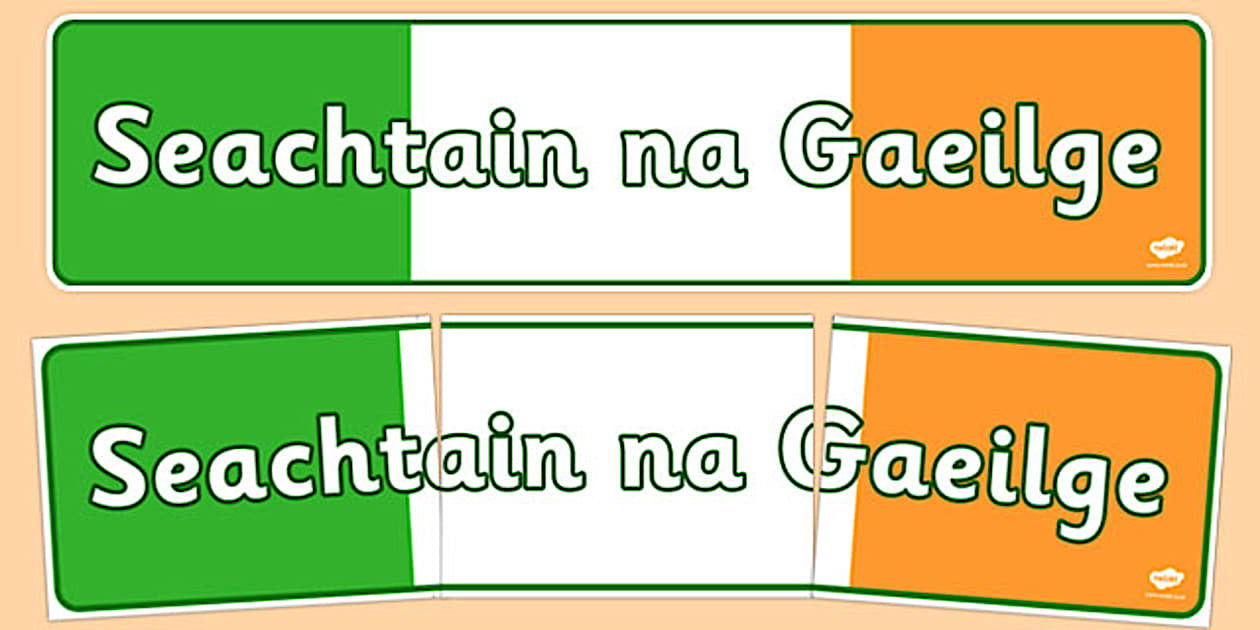 Seachtain na Gaeilge Banner (Hecho por educadores) - Twinkl