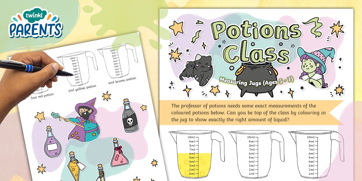 Potions Class Measuring Jugs (Ages 5 - 7)