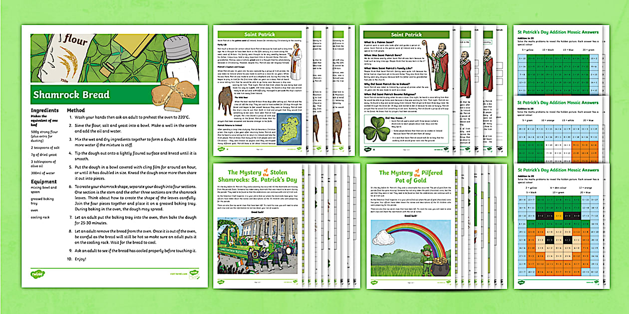 KS2 St. Patrick's Day Activity Pack (teacher made) - Twinkl