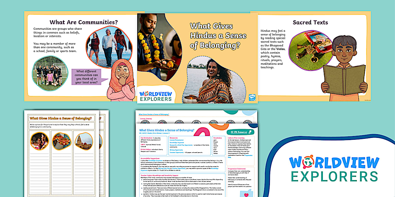 RE: Hindu Life in Britain: LKS2 Lesson Pack 3 (teacher made)