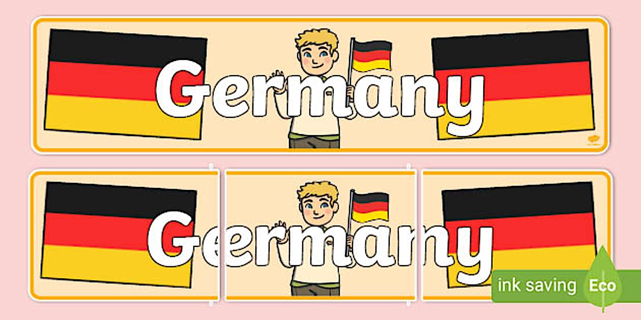 Germany Display Banner (teacher made) - Twinkl