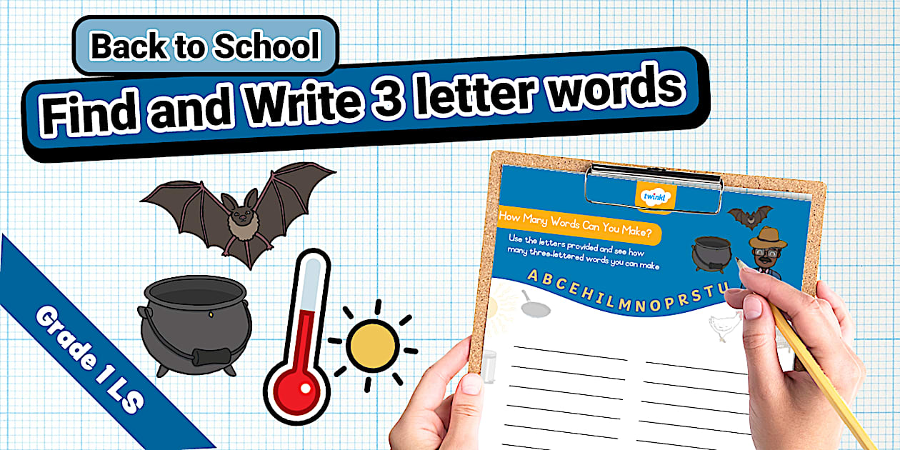 Grade 1 LS - Worksheet: How Many Words Can You Make?