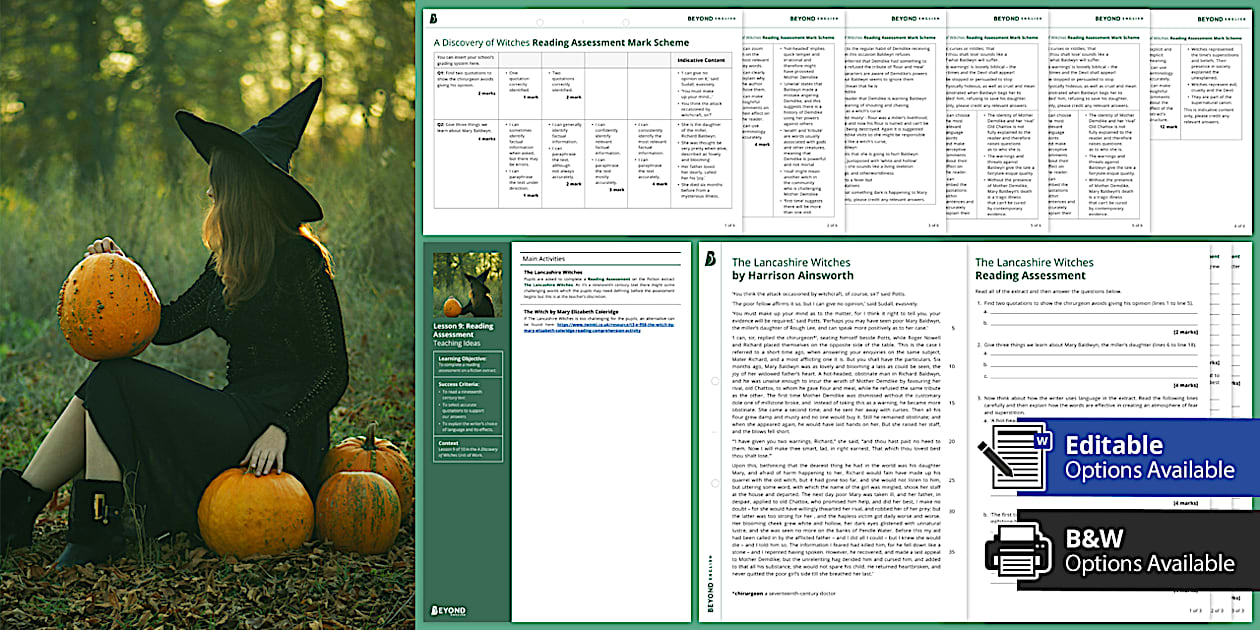 Witches Lesson 9: Reading Assessment (Teacher-Made) - Twinkl