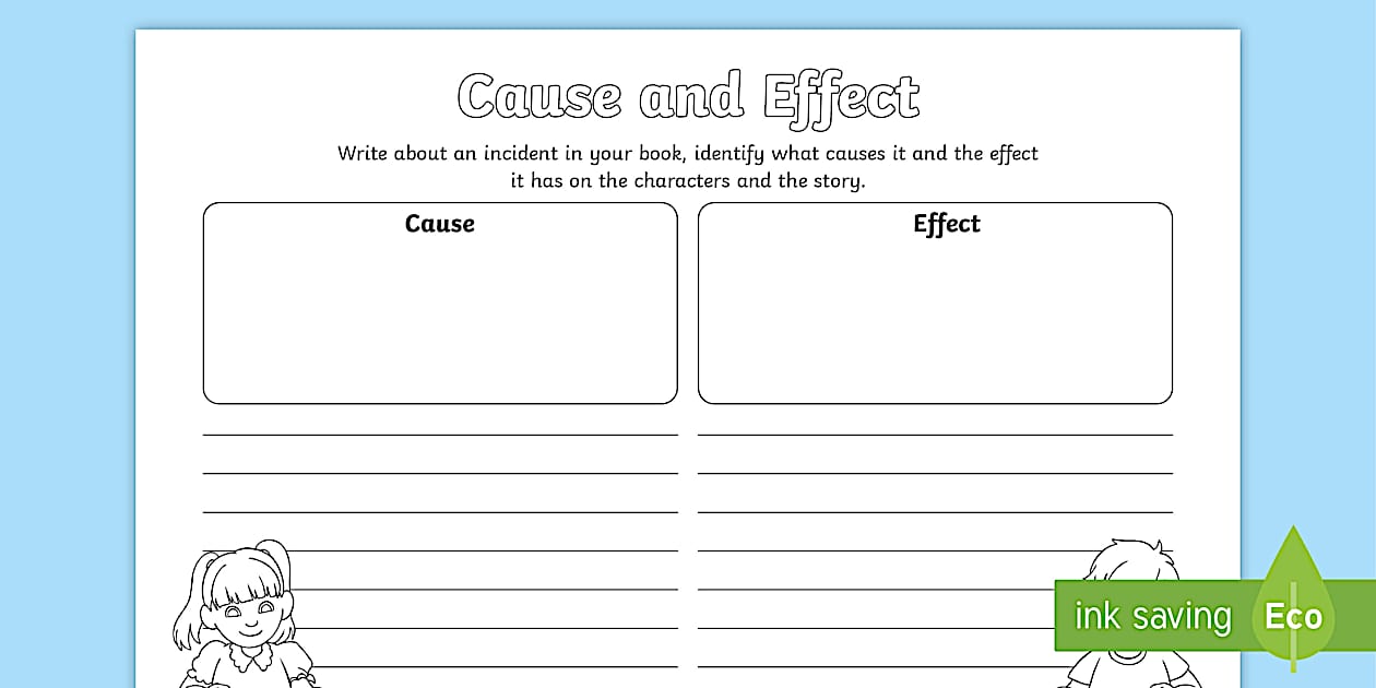 Cause And Effect Worksheets (teacher made) - Twinkl