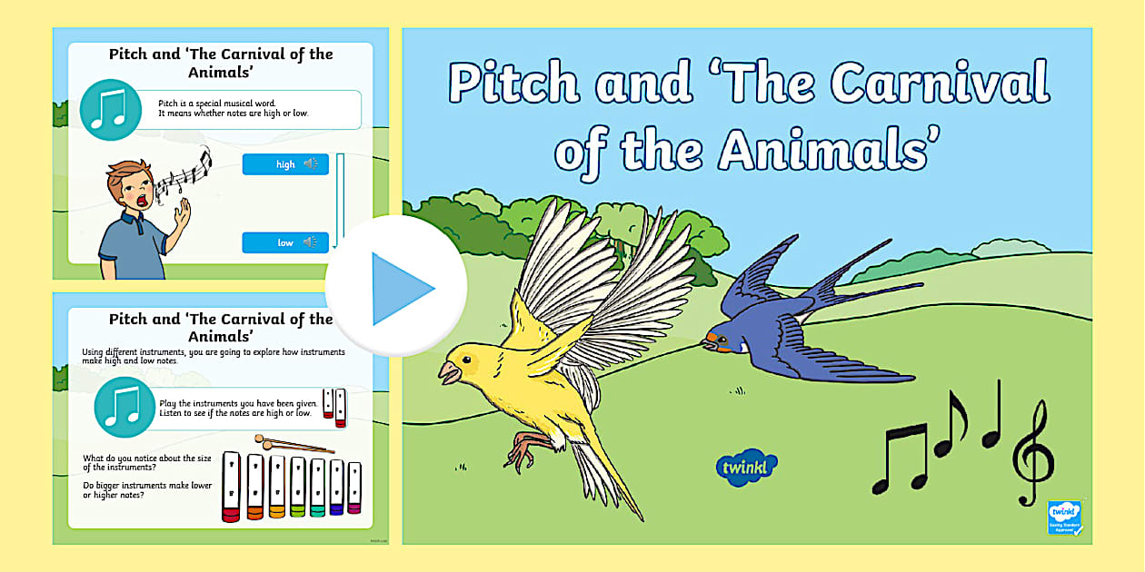 👉 'The Carnival of the Animals' Pitch PowerPoint
