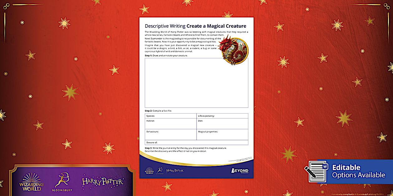 Create a Magical Creature | Harry Potter | Bloomsbury